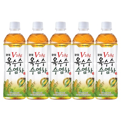 韩国进口饮料0糖0脂0卡广东制药玉米须植物饮料5瓶装