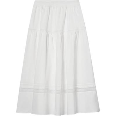 SALT.P可颜 强推！小白裙法式蕾丝蛋糕裙半身裙长款AC36150010