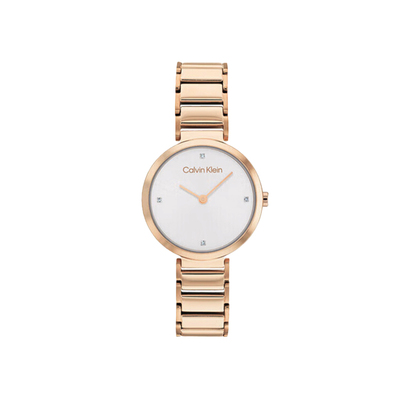 【自营】CalvinKlein官方正品CK女表永恒系列小闪钻石英表时尚