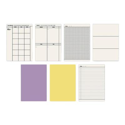 A5活页夹纸质手帐六孔替芯