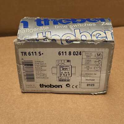 THEBAN  TR611S  6118024  PROGRAMMABLE TIMER SWITCH 10A 250VA