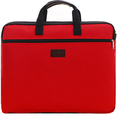 文件袋手提文件包帆布a4多层资料