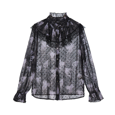 VIEA.ING薇迎商场同款蕾丝衬衫