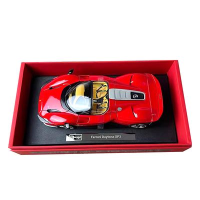 比美高法拉利SP3金属车模型摆件