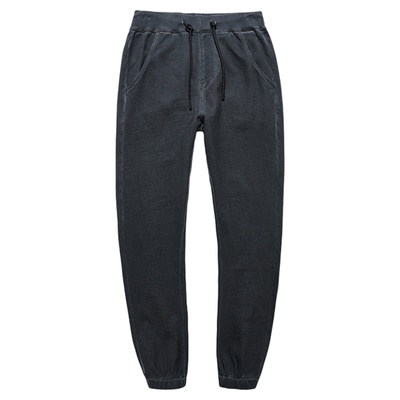 男女同款深色春季新款卫裤束脚裤