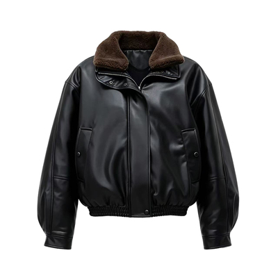 low classic X LOOKNOW设计师品牌26秋季新品棕色翻领夹克