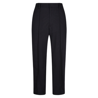 高腰休闲通勤LESS九分锥形裤女