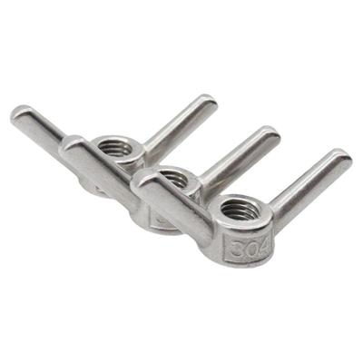 304不锈钢羊角螺母蝶形