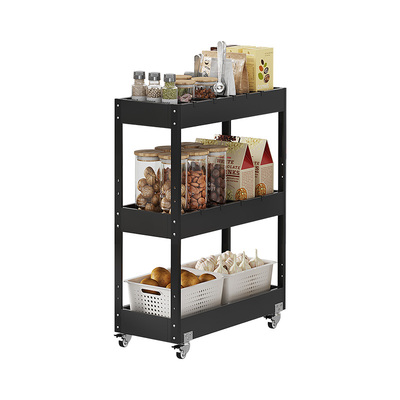 米司库全铝多层小推车+储物拉篮