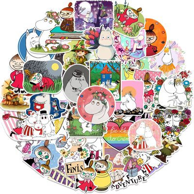 50张河马姆明装饰防水贴纸