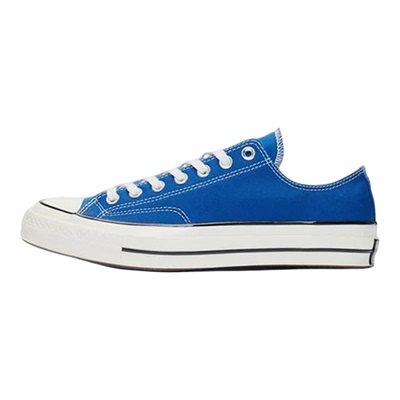 Converse匡威 正品1970s三星标湖水蓝低帮休闲男女帆布鞋 168514C
