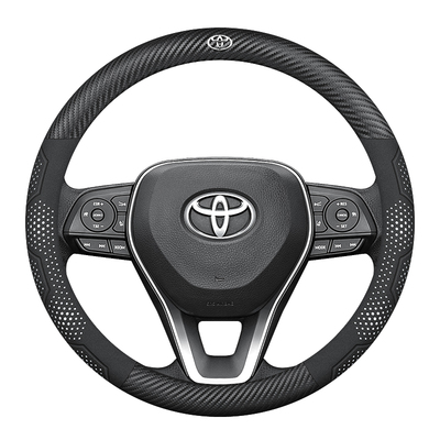 丰田卡罗拉锐放翻毛皮方向盘套