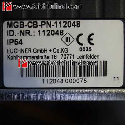 议价Euchner 110248 安士能总线联接器组件 MGB-CB-PN-112048