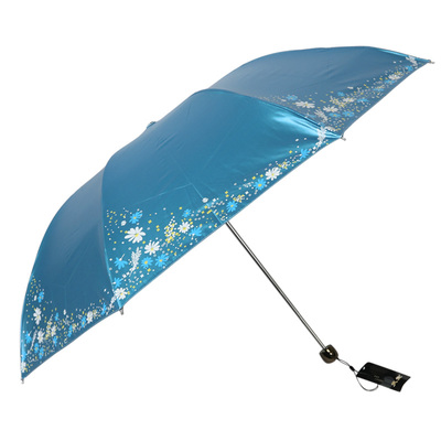 正品天堂伞三折叠彩胶雪月风花