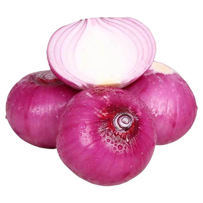 紫皮洋葱3斤装水果洋葱新鲜现挖农家自种蔬菜甜脆不辣可生吃凉拌