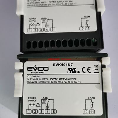 议价EVCO美控温控器EVK401N7冷藏库冷柜制冷制热控制器EV3X21N7
