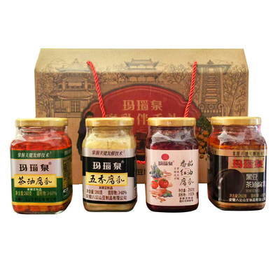 玛瑙泉豆腐乳特色伴手礼4瓶