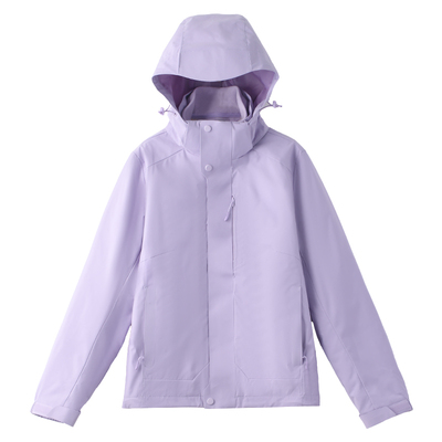 冲锋衣连帽两件套女款加厚风衣