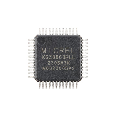 原装正品 KSZ8863RLL LQFP-48 集成3端口10/100管理交换机芯片IC