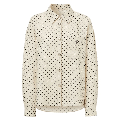 VGRASS欧洲进口亚麻波点衬衫