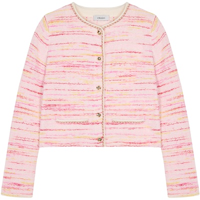CRUSH多彩段染圆领夹克