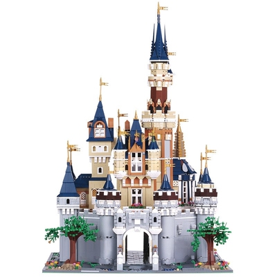 兼容乐高71040迪士尼城堡积木
