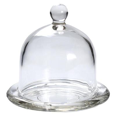 带盖柠檬盅家用玻璃罩水果试吃盘