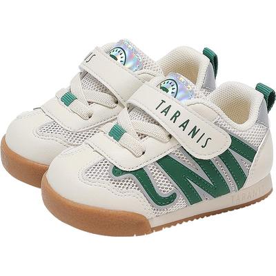 泰兰尼斯宝宝学步鞋秋冬季男童防滑网布透气机能鞋女婴儿鞋面包鞋