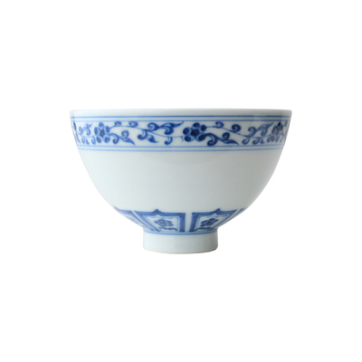 小谦山房仿明永乐宝相纹鸡心杯