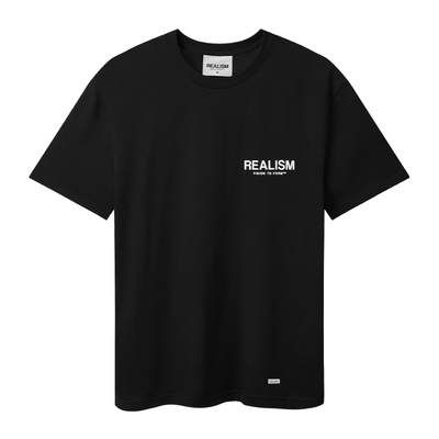 REALISM重磅纯棉美式复古情侣T恤