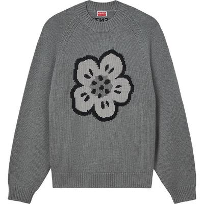 KENZO25秋冬新品 男士BOKE海棠花经典版型花朵图案针织衫新年