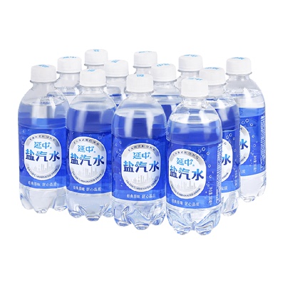 延中盐汽水冰爽畅饮380ml*12瓶