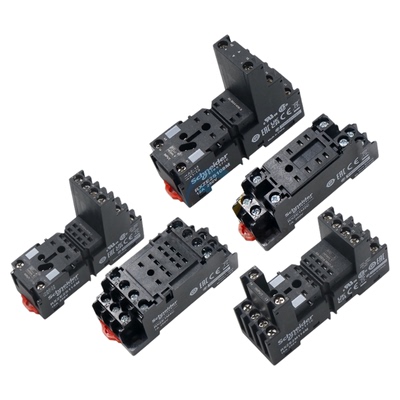 施耐德电磁继电器8脚基座底座子M4C  RXZE1M2C小型2S114M中间14脚
