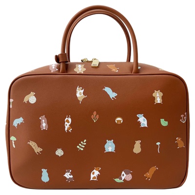 CTANDJIM头层牛皮仓鼠动物包 几何包 抽绳福袋包 棒球包 公文包