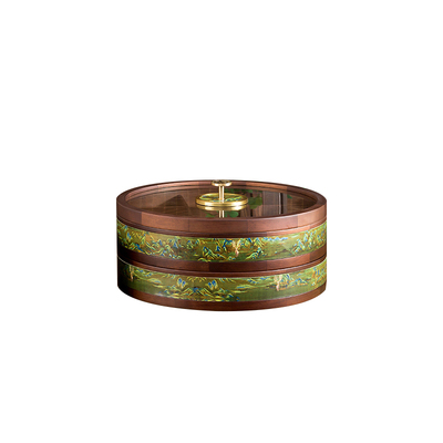 2025新款实木中式干果收纳盒