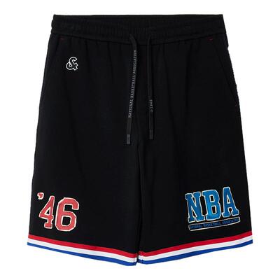 【NBA联名】杰克琼斯奥特莱斯男装短裤夏季裤子精致肌理感印花潮