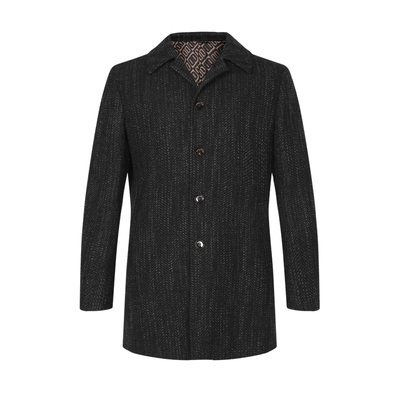 美利奴中长款羊毛夹克外套迪柯尼