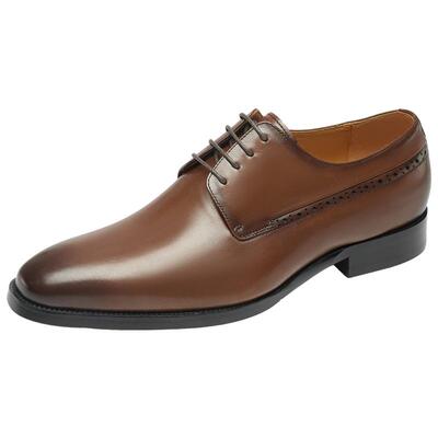 莱尔斯丹商务正装男士真皮皮鞋