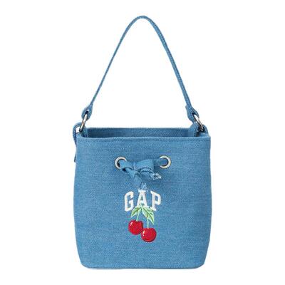 GAP都市时光刺绣牛仔小挎包