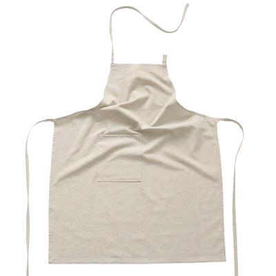 定制logo文字棉麻轻薄成人围裙