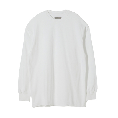 CBC纯棉标准阔型长袖T恤廓形