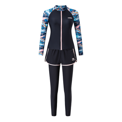 AXESEA防晒冲浪服套装女分体泳衣