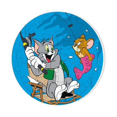 TOI图益拼图猫和老鼠冰箱贴