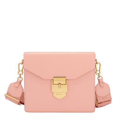 BCBGMAXAZRIA新款头层牛皮小方包