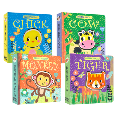 幼儿按压发声书趣味动物主题