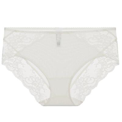 爱慕春野妙享内裤女棉质里裆性感蕾丝中腰三角裤AM22C241