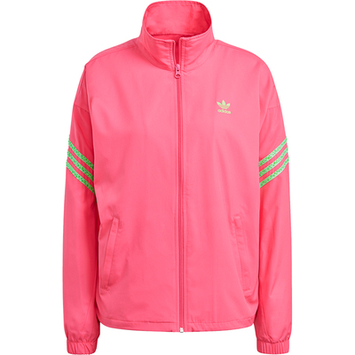 Adidas/阿迪达斯正品三叶草女士时尚立领经典休闲落肩外套GS2638