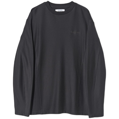 MANUFACTURE 结构设计圆领长袖T恤