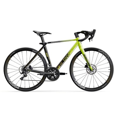 【智能公路车开创者】酷骑G7全碳纤维破风公路自行车24速油碟刹男