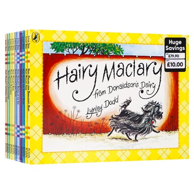Hairy Maclary 毛毛狗麦克拉瑞和它的朋友们10册 英文原版绘本 Hairy Maclary and Friend 长毛狗和唐纳森Lynley Dodd儿童英语启蒙
